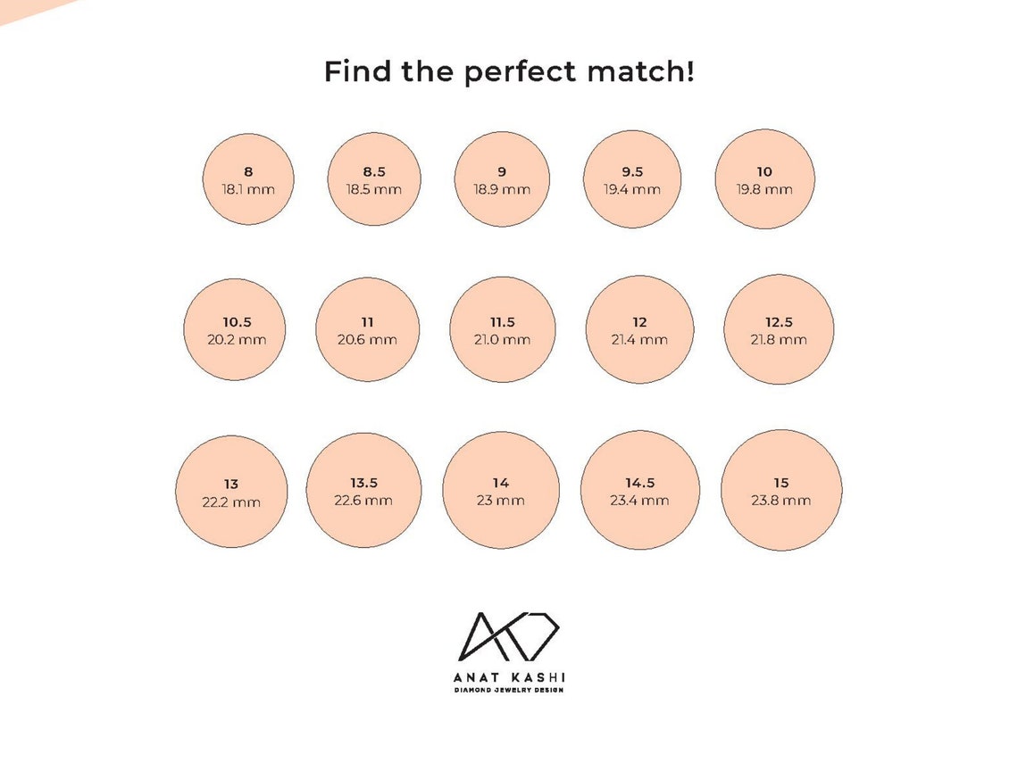 Printable Big Sizes Ring Sizer Digital Download PDF - Etsy