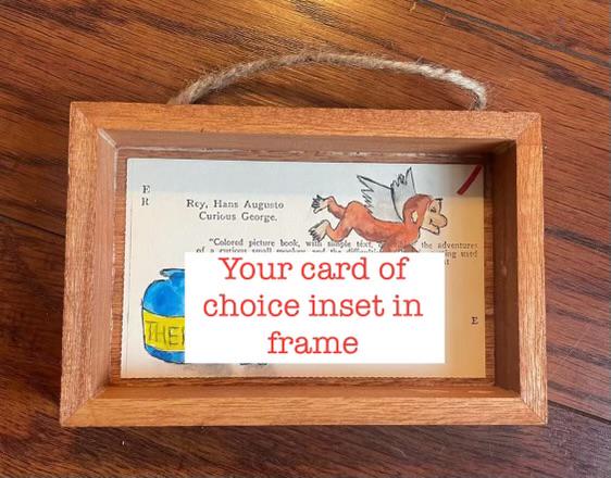 Curious George Alphabet Watercolor Illustration Card Catalog Art - Etsy