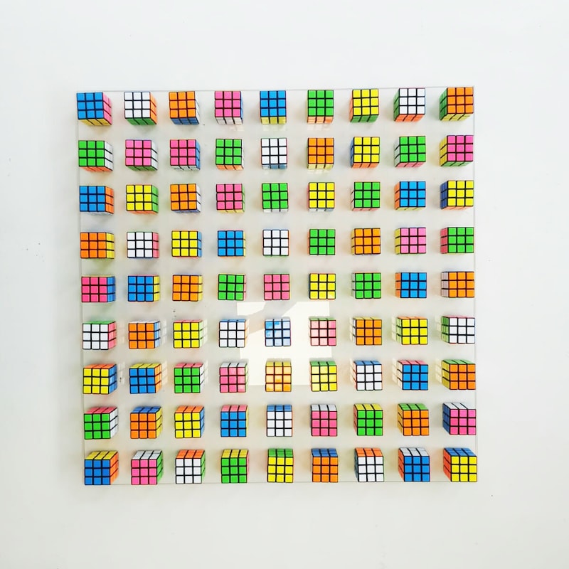 6 Piece Puzzle Cube - Etsy