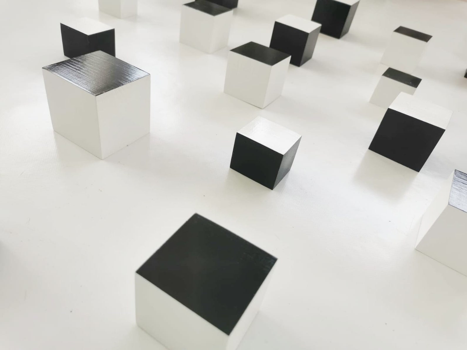 Modern Art Sculpture. Original Wood Wall Art. Wooden 3D Cubes - Etsy