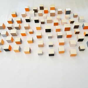 Set of Cubes, Hand Painted With High Quality,shiny Epoxy Resin Front ...