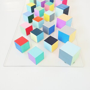 Wood Wall Art. Rectangular, Large, Long and Narrow Mosaic Modern and ...