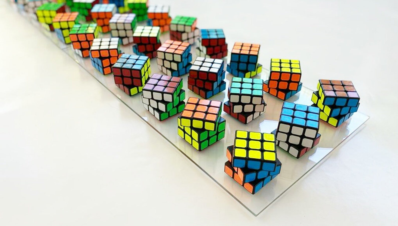 Original and unique Rubiks Cube wall art. 2 Rectangular bases | Etsy