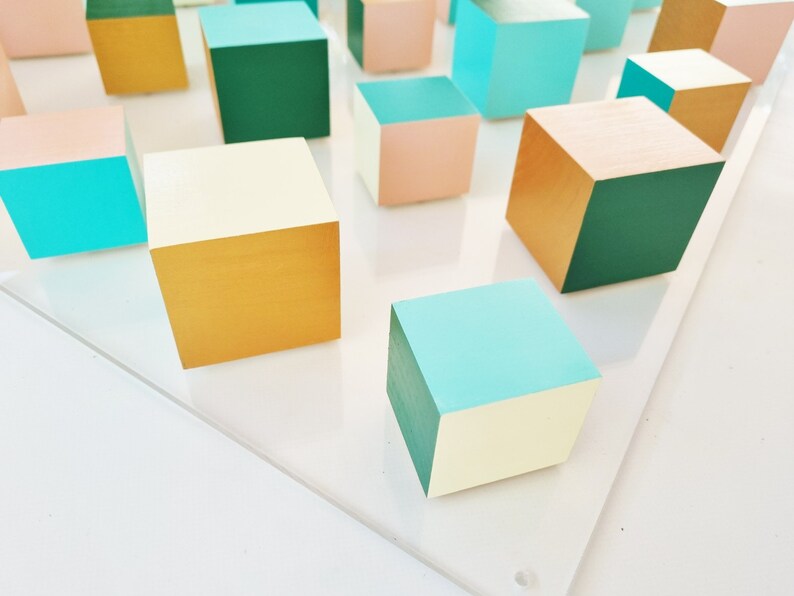 Abstract Wood Wall Art Geometric Block Art Sculpture Wall - Etsy