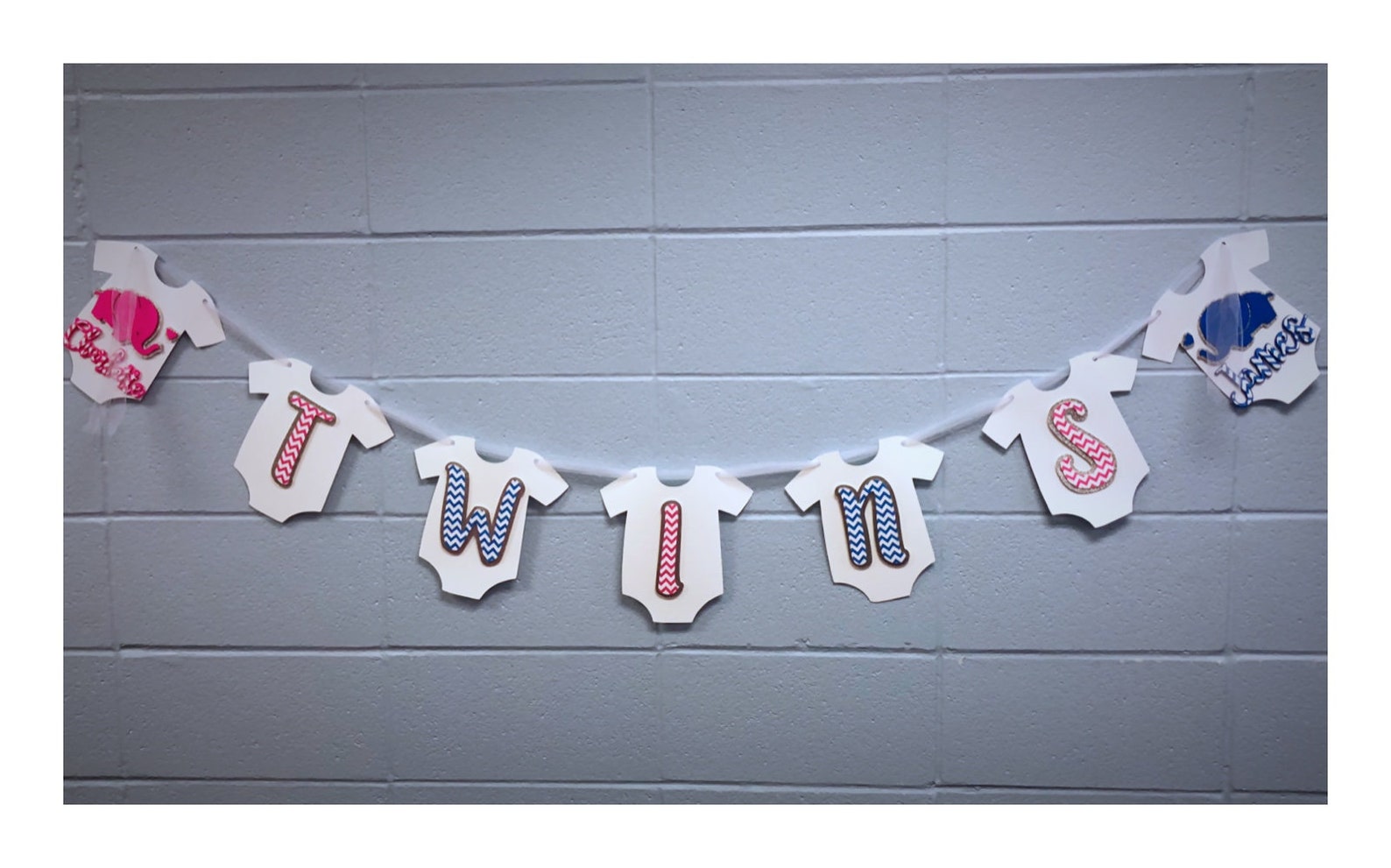 INSTANT DOWNLOAD SVG Twins Banner Svg, Onesie Banner Svg, Elephant Svg ...