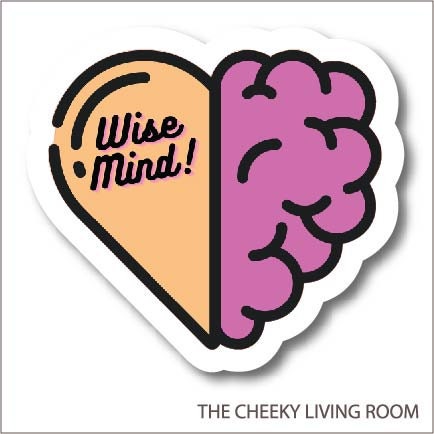 Wise Mind Sticker DBT Sticker Mindful Anxiety Stickers - Etsy