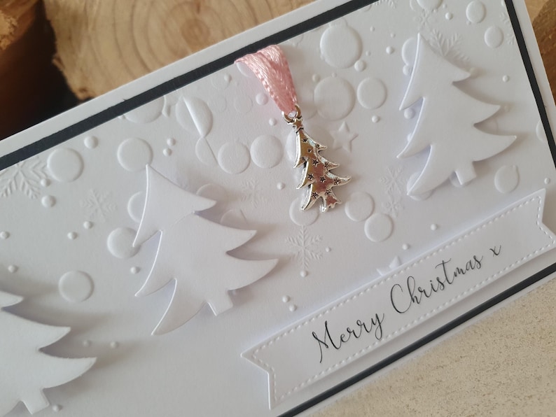 Handmade Christmas Money Wallet: Tree Charm Gift Card Holder - Etsy UK