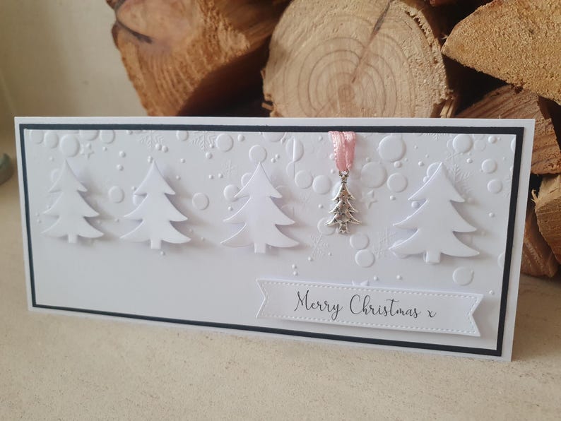 Handmade Christmas Money Wallet: Tree Charm Gift Card Holder - Etsy UK