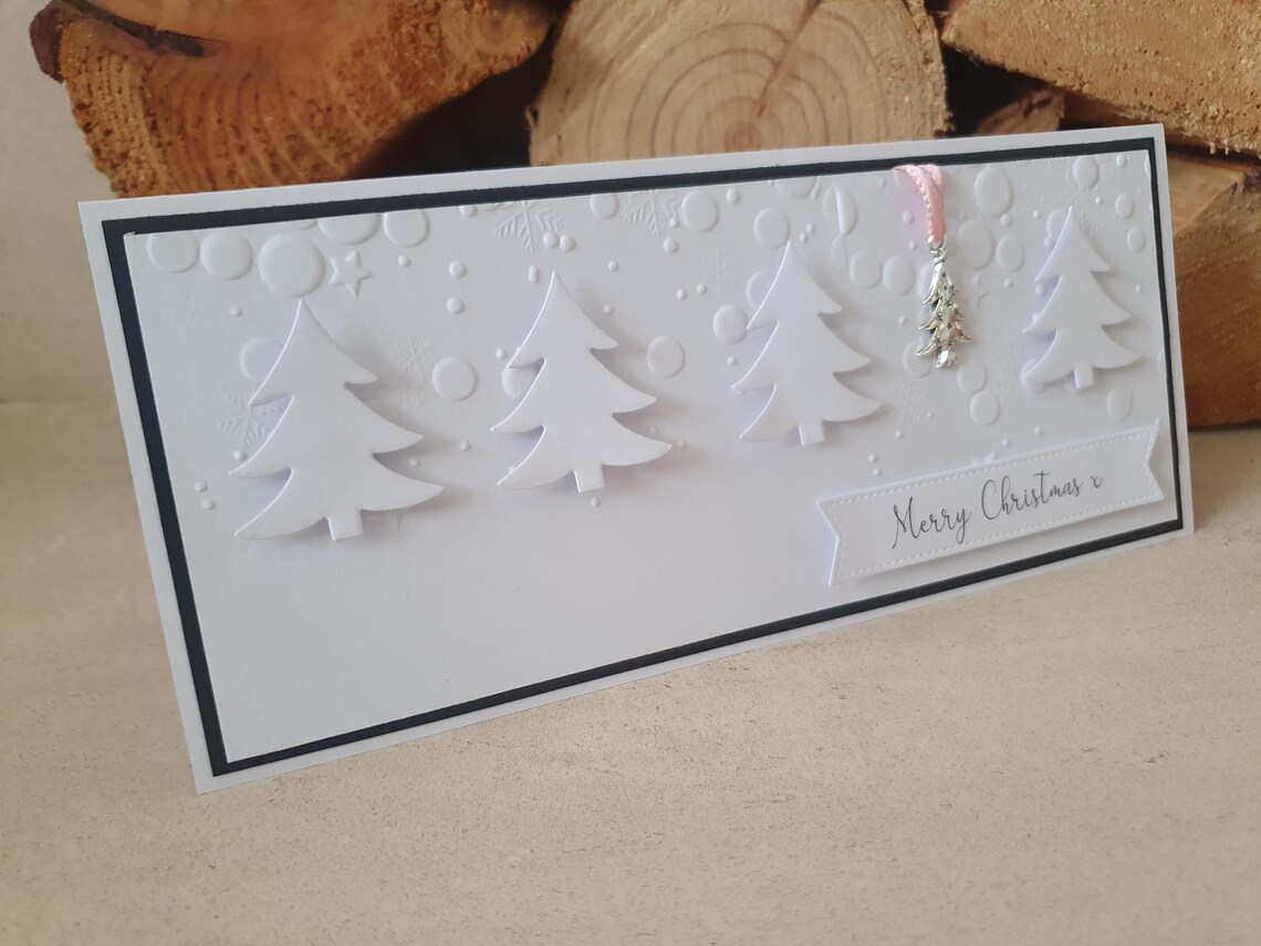 Handmade Christmas Money Wallet: Tree Charm Gift Card Holder - Etsy UK