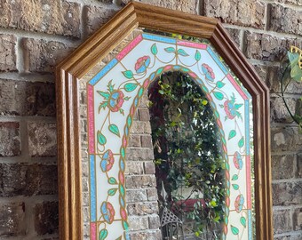 Stained Glass Mirror Frame | Etsy