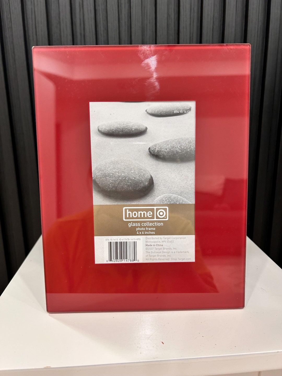 Lovely Maroon/sparkly RED Picture Frame 4"x6" - Vertical or Horizontal ...