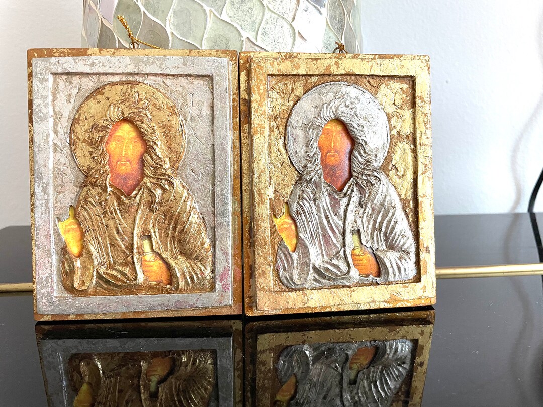 LOVELY Vintage Icons the Lord Almighty Orthodox Byzantine Icons Vintage ...