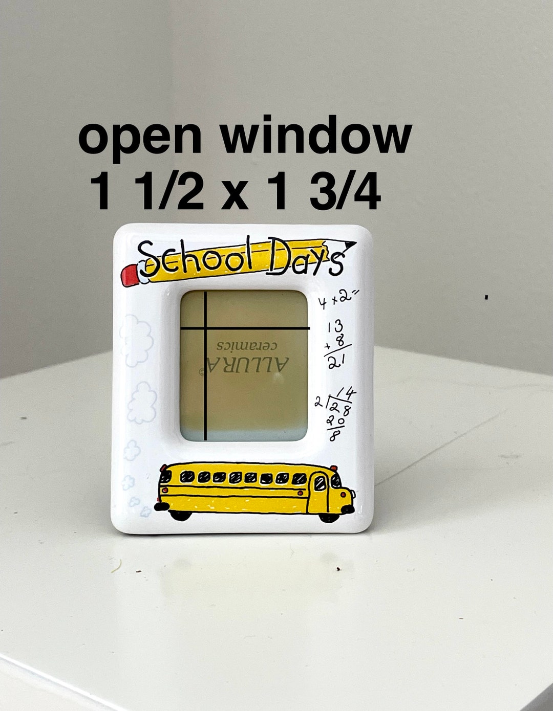 Lovely Mini SCHOOL DAYS Picture Frame 1 1/2 X 1 - Etsy