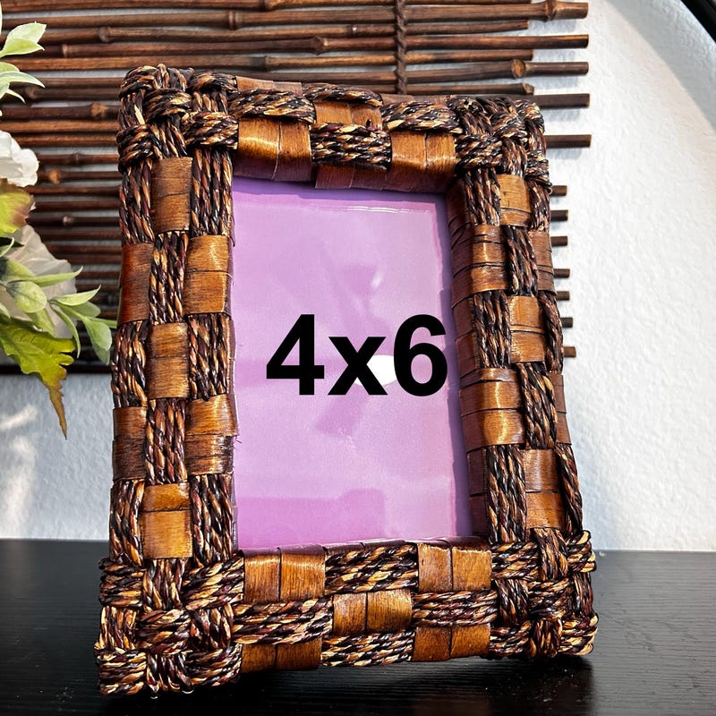 Woven Picture Frame - Etsy