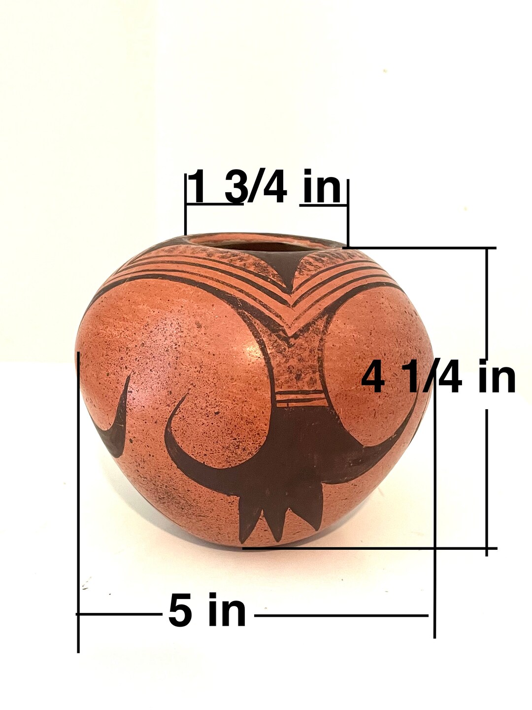 Genuine Vintage 90'x HOPI Small Pottery Signed by Artist - Handmade ...