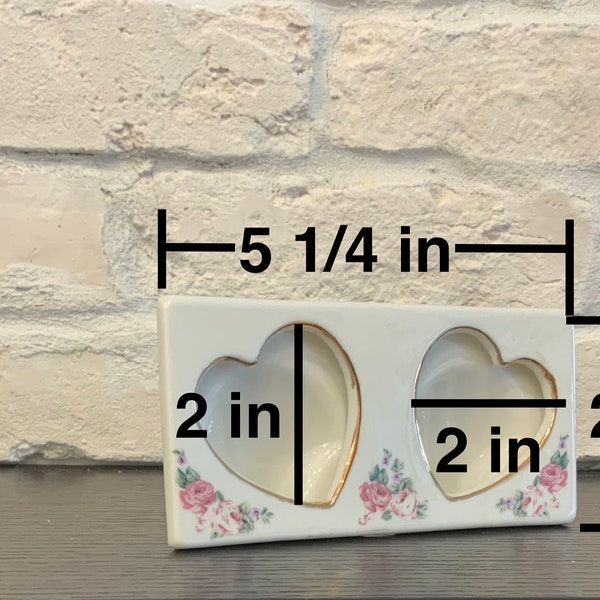 Personalized Double Heart Photo Frame - Etsy