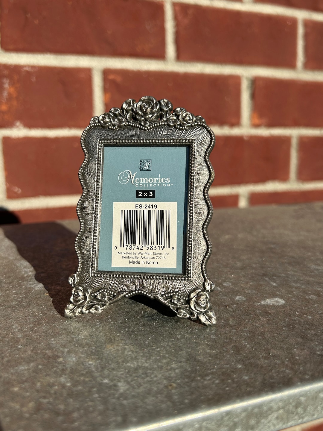 Lovely Art Deco Pewter Mini Picture Frame 2x3 - Etsy