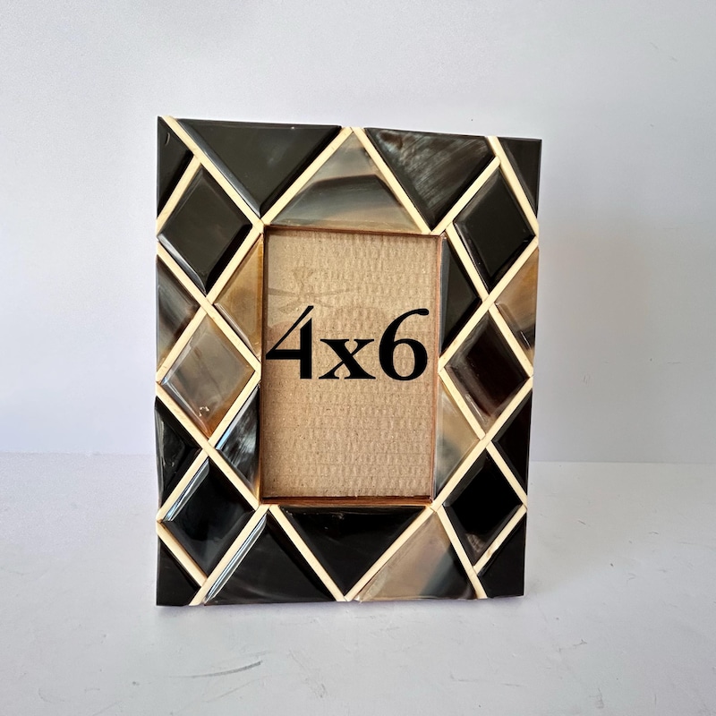 Black Mosaic 4x6 Frame - Etsy