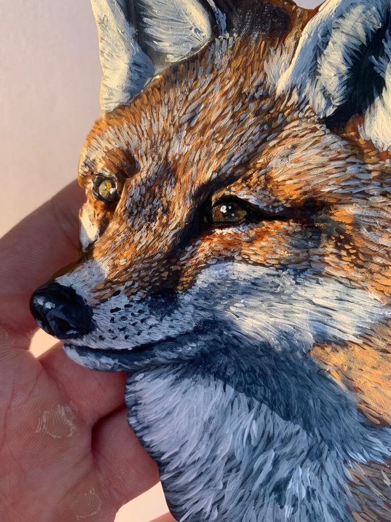 Fox Relief Sculpture - Etsy