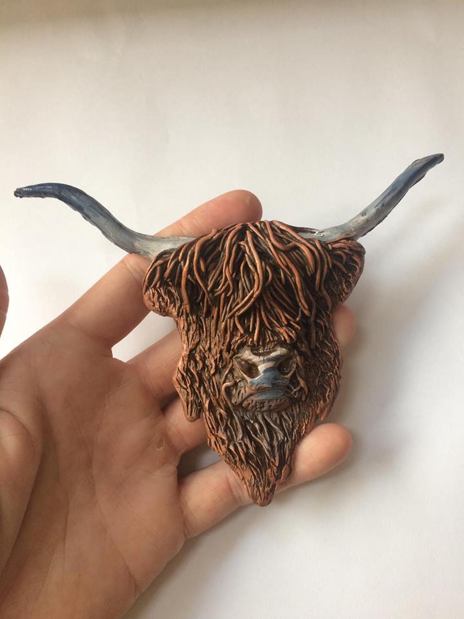 Highland Cow Fridge Magnet-medium - Etsy