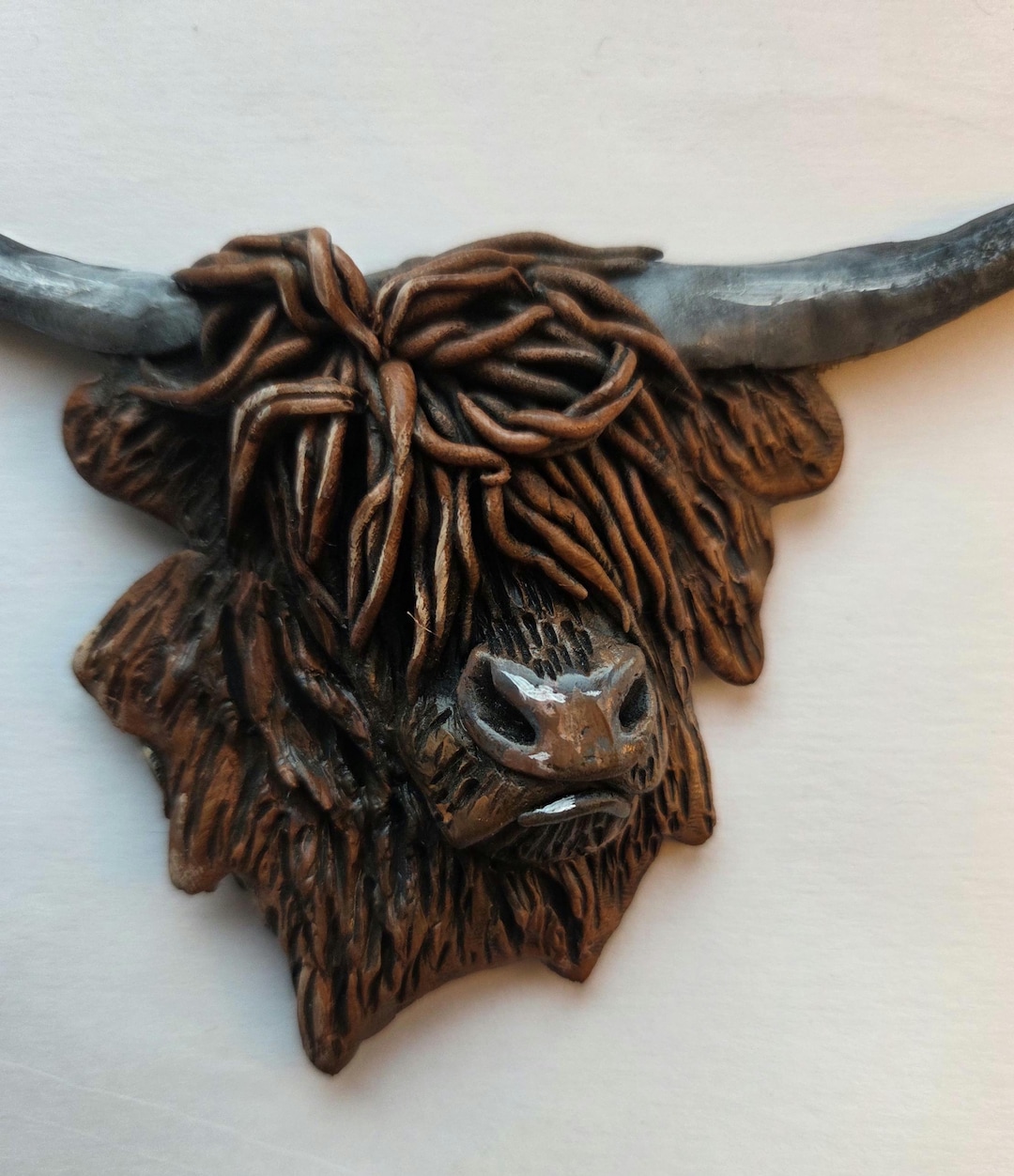 Highland Cow "hamish" Sculpture - Etsy UK