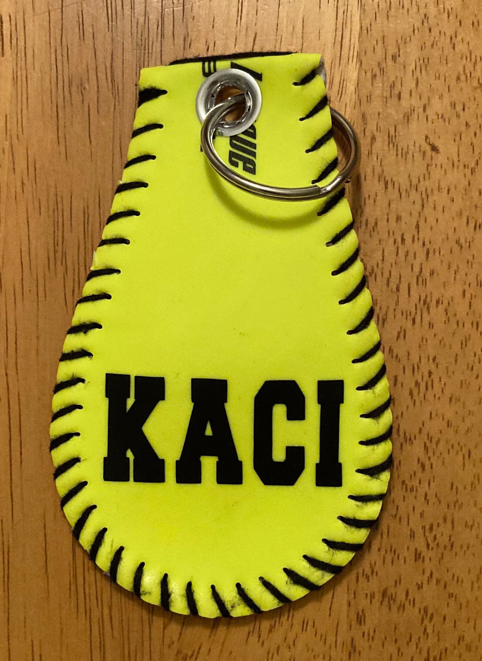 New Handmade Softball Keychain-personalized - Etsy