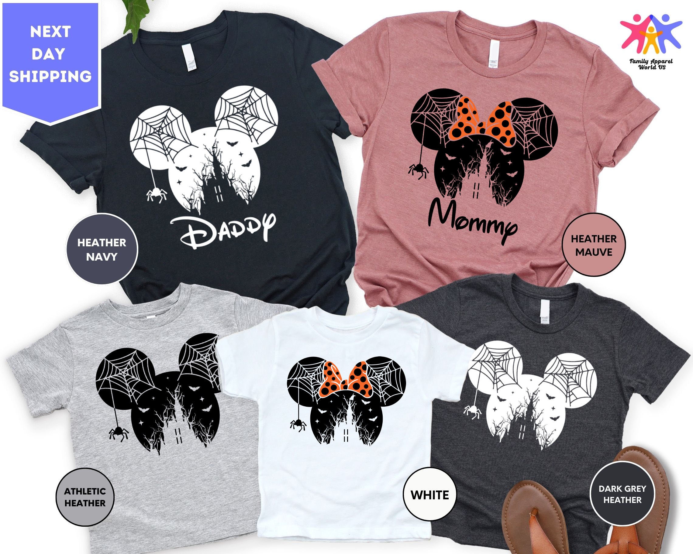 Personalized Mickey and Minnie Family Matching Halloween Shirt, Custom ...