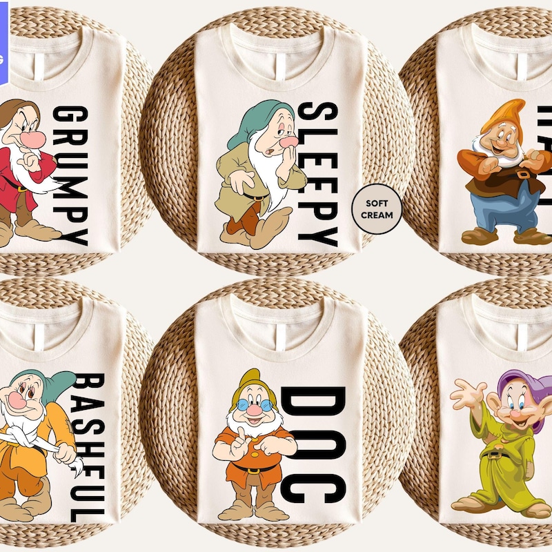 Men 7 Dwarf Shirt - Etsy UK