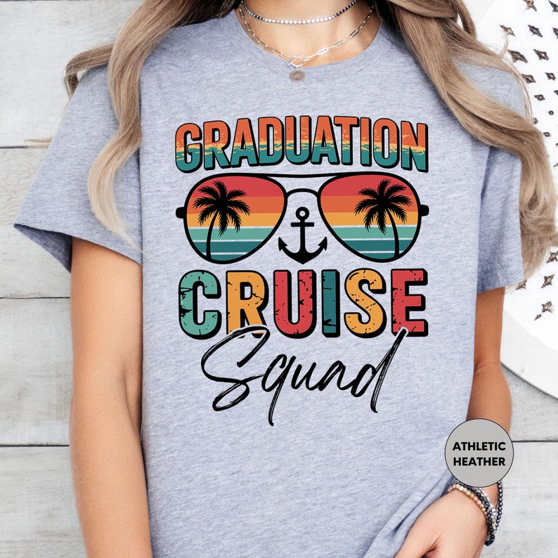 Graduation Cruise Squad Shirts, Class of 2025 Family Graduation Cruise ...