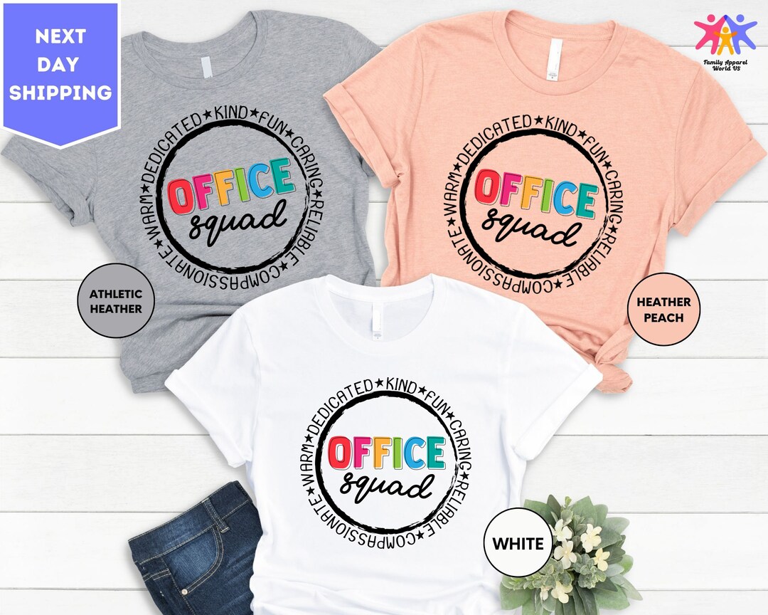 Office Staff Shirts Coworker Gift Office Squad Shirt - Etsy
