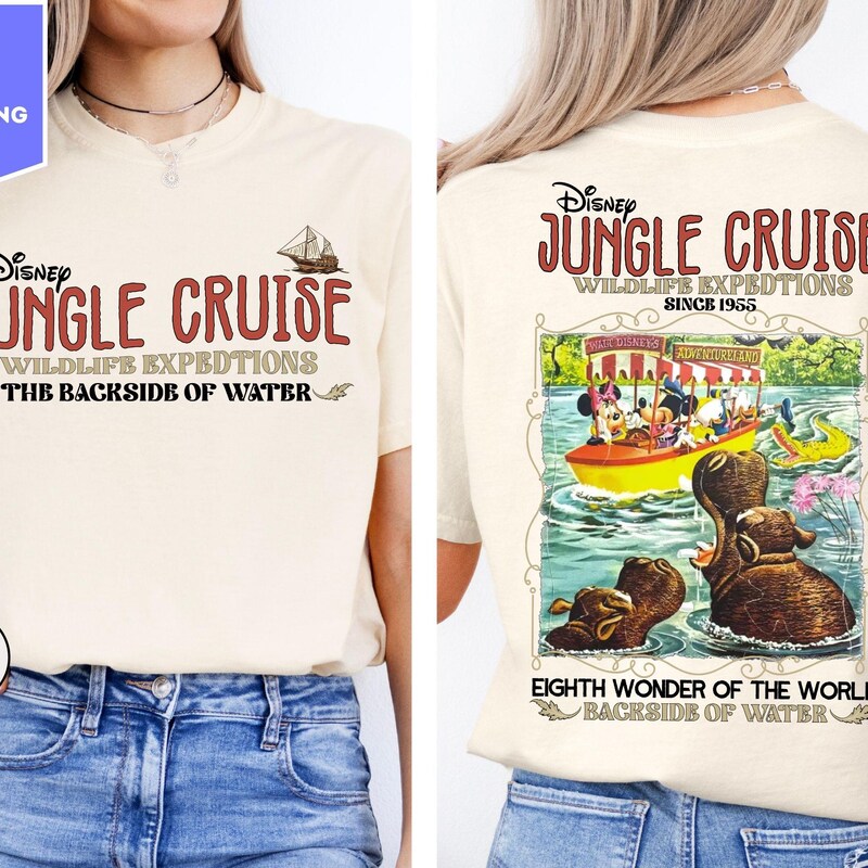 Mickey and Minnie Jungle Cruise - Etsy