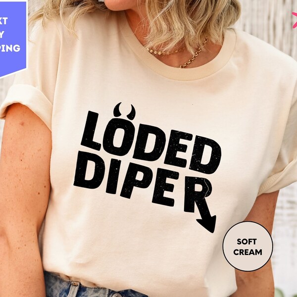 Loaded Diaper T Shirt - Etsy