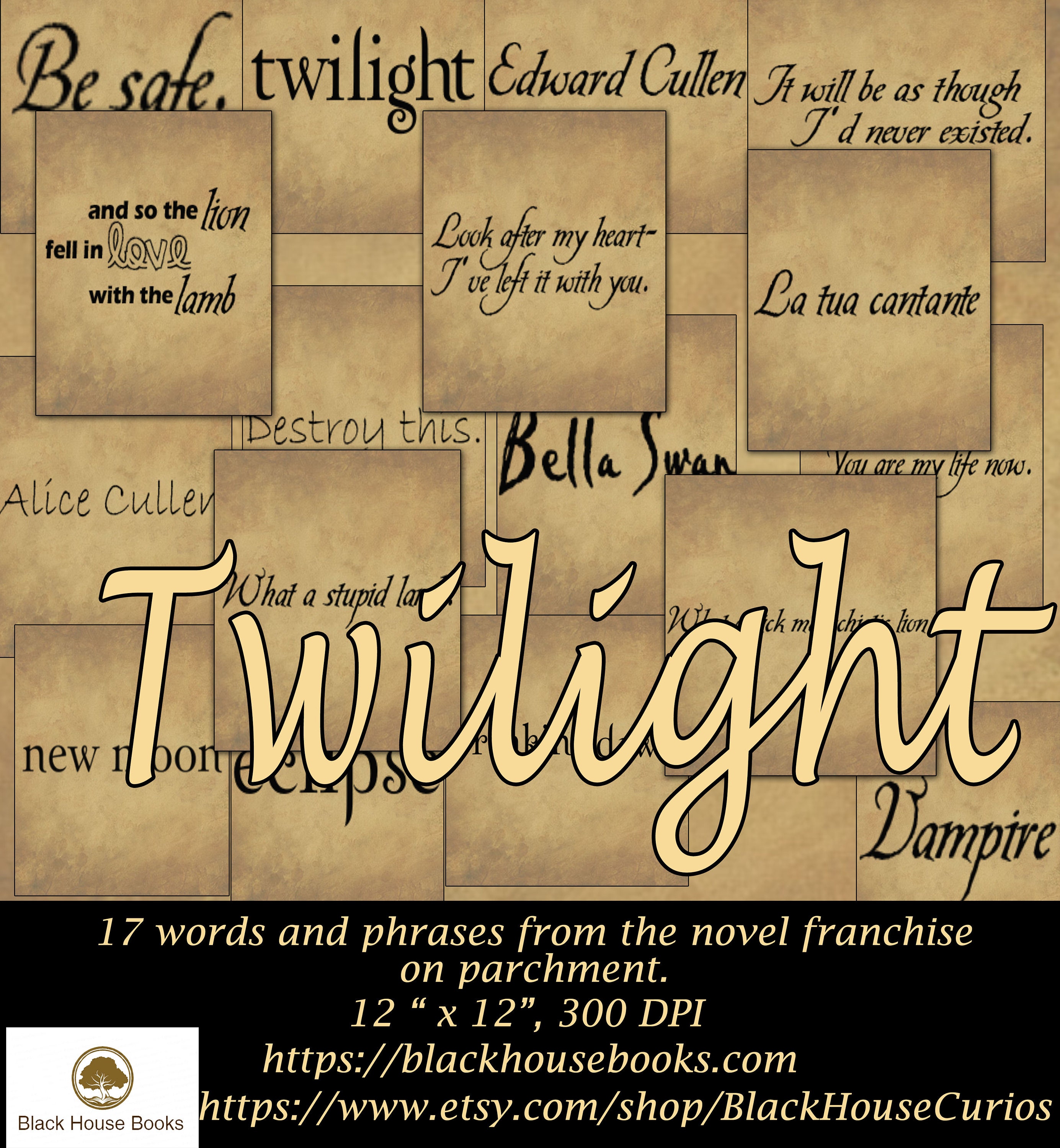 Edward Cullens Handwriting