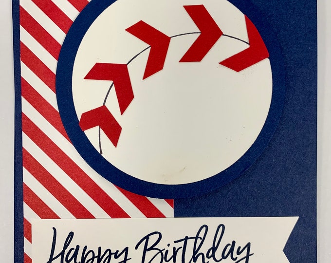Baseball Birthday Card - Etsy
