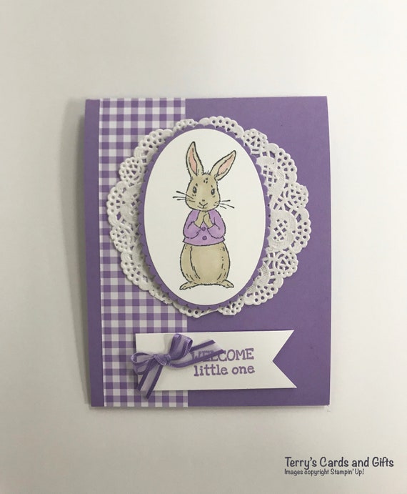 Welcome Little One Baby Card | Etsy