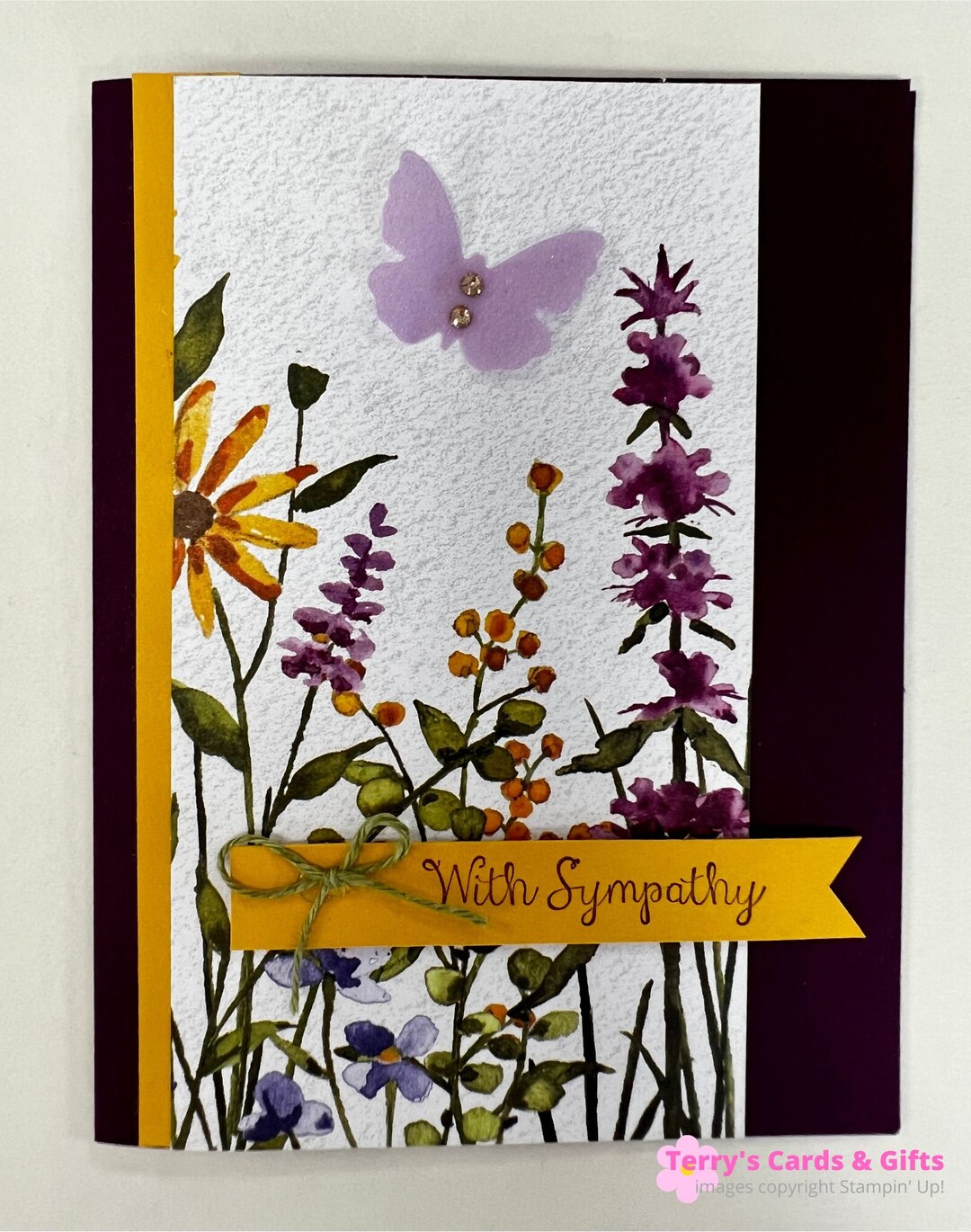 Floral Sympathy Card - Etsy