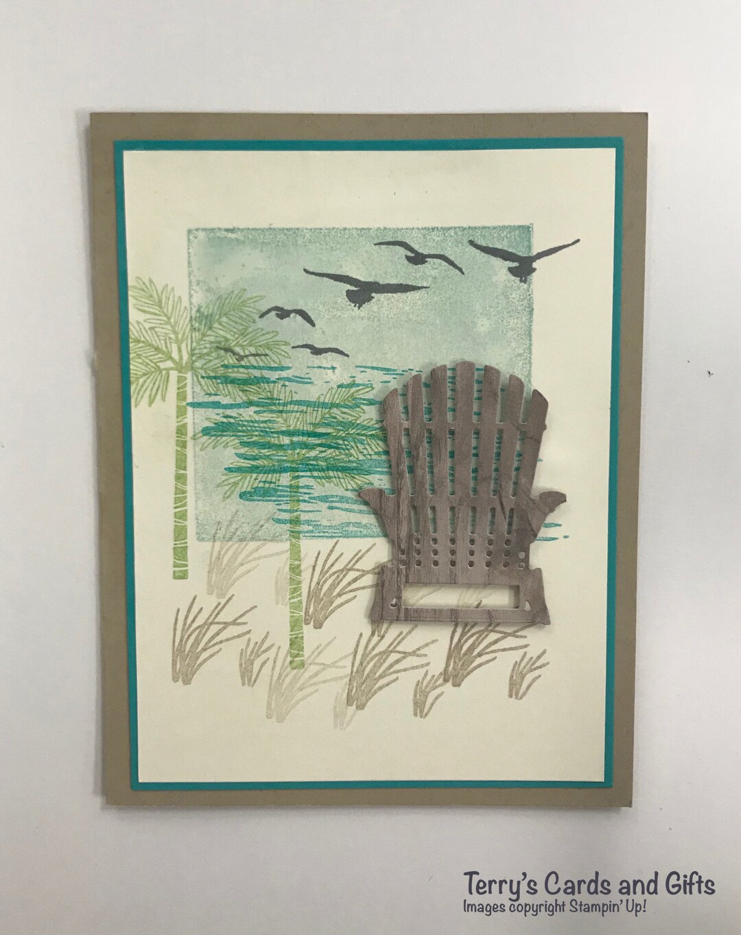 Adirondack Chair Greeting Card - Etsy