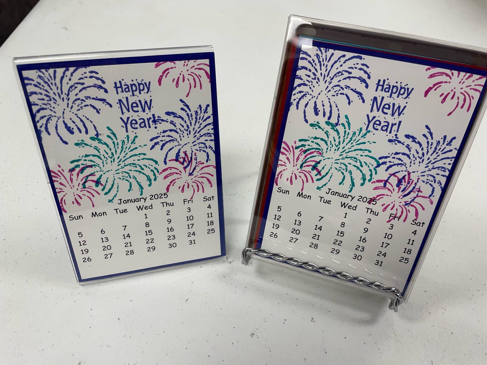 Desktop Calendar 2025 Handheld Calendar Calendar at a Glance Desktop ...