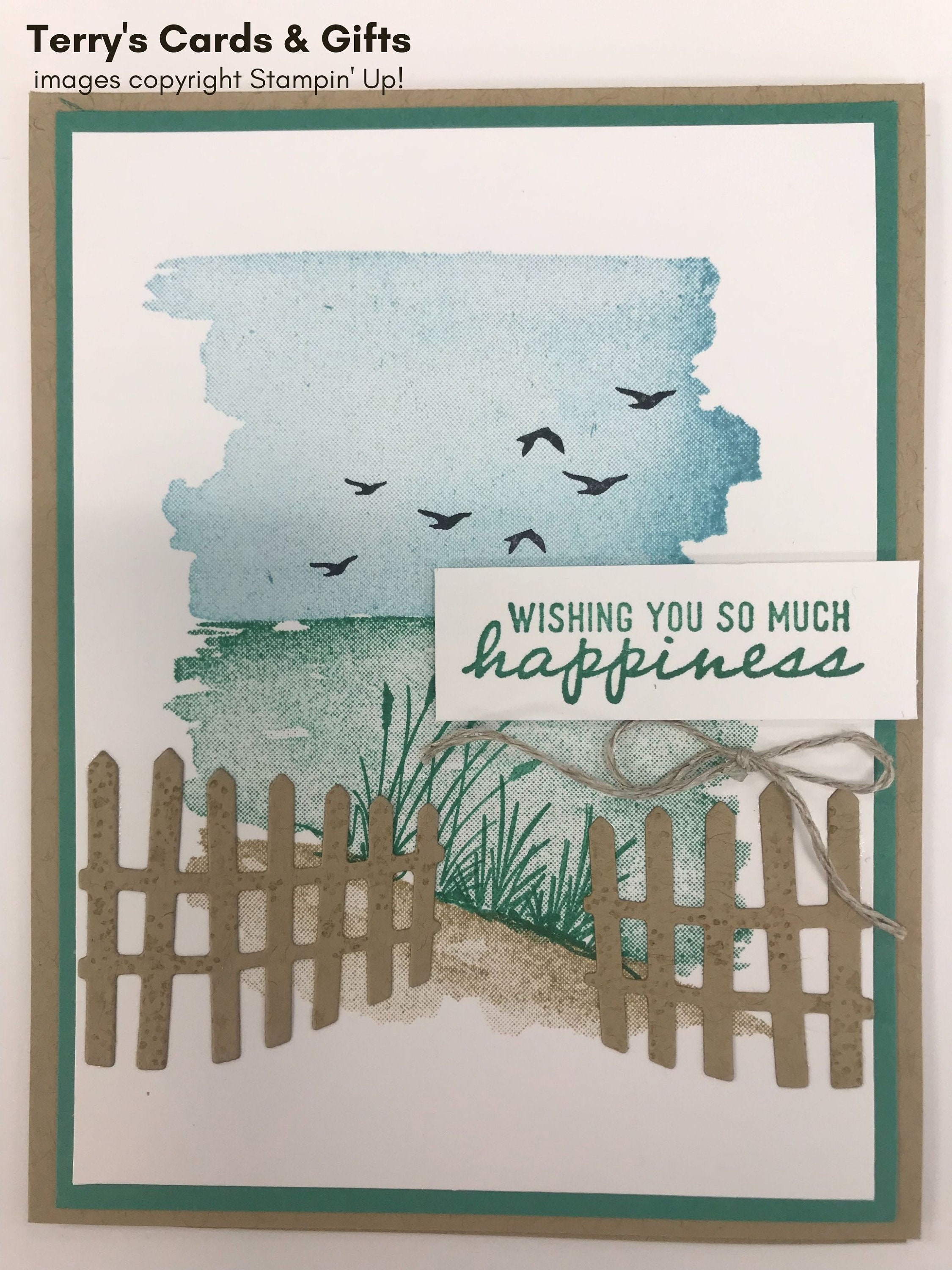 Beach Wishing You Happiness Card - Etsy