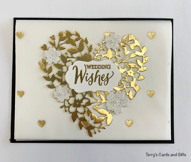 Wedding Wishes Card - Etsy