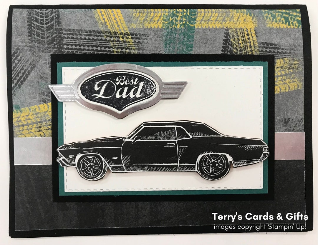 Hot Rod Birthday Father's Day Card - Etsy