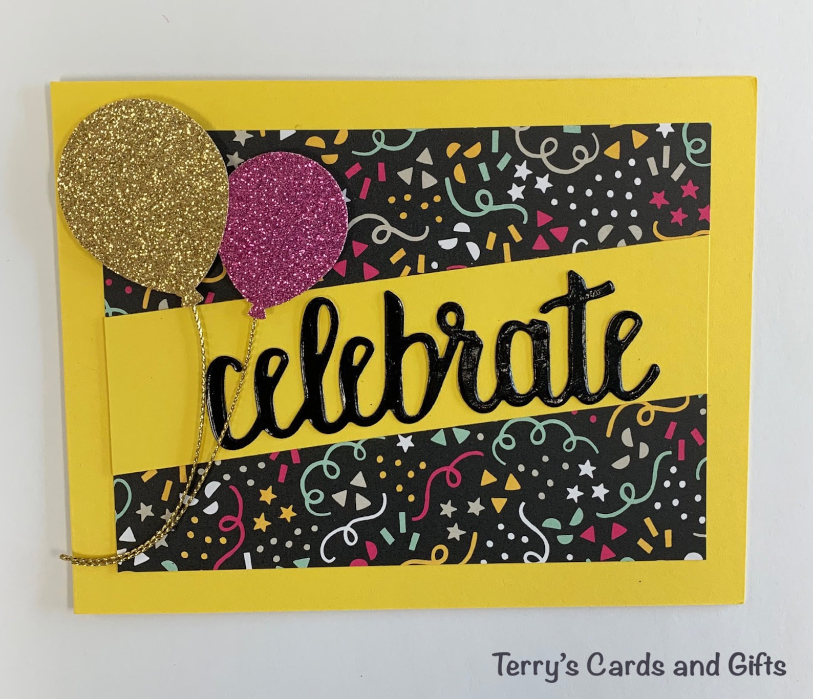 Celebrate Birthday Card - Etsy