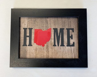 MN State Frame With Photo - Etsy