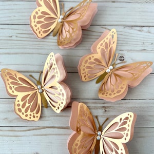 Handmade Paper Butterflies Set - Etsy