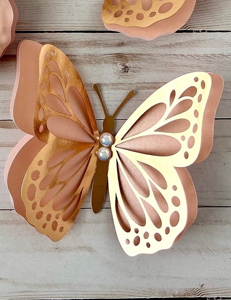 Handmade Paper Butterflies Set - Etsy