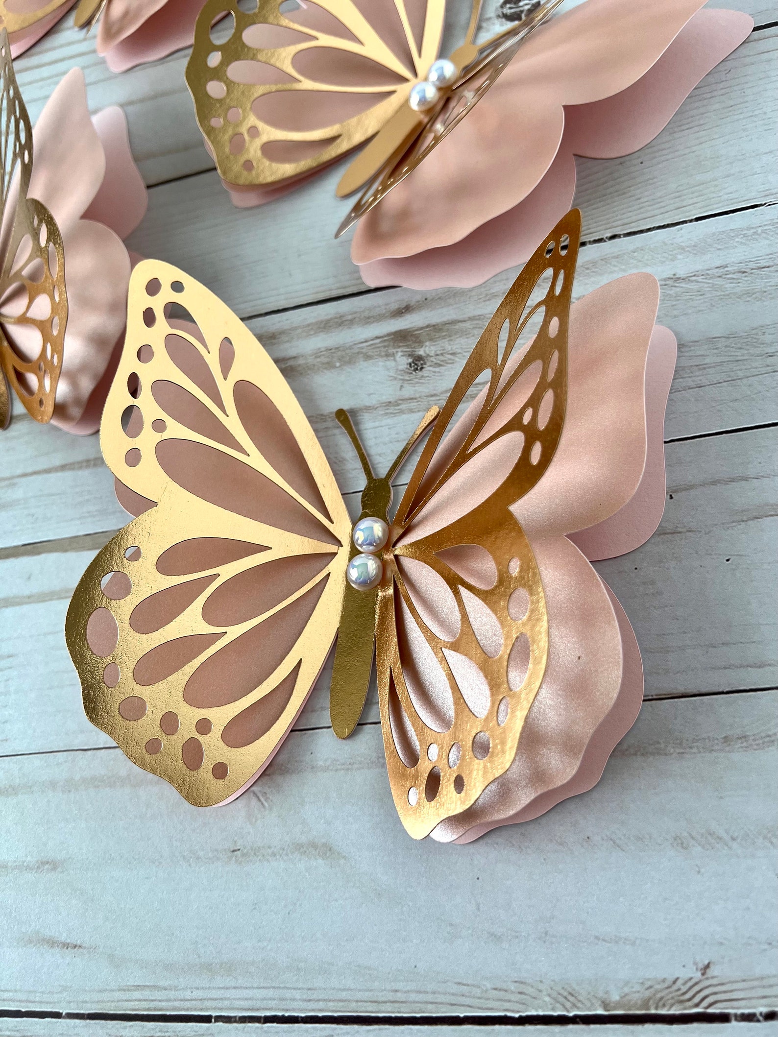 Handmade Paper Butterflies Set - Etsy