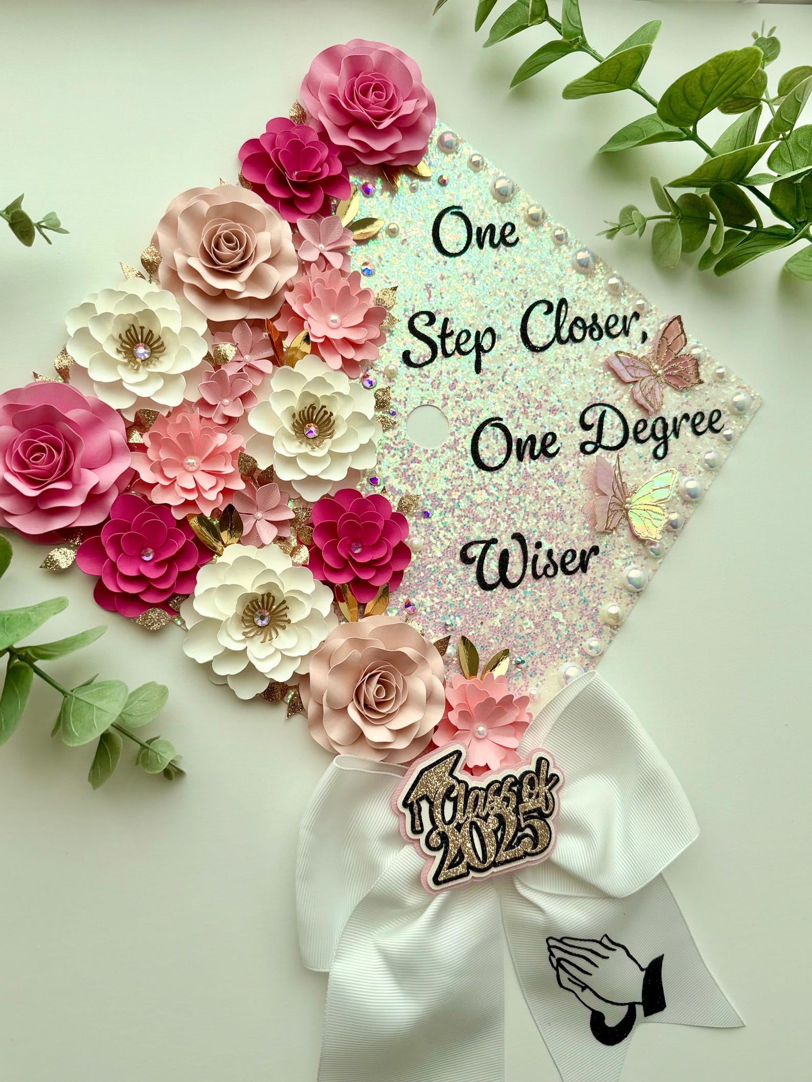 Grad Cap Topper With Paper Flowers 2025 - Etsy