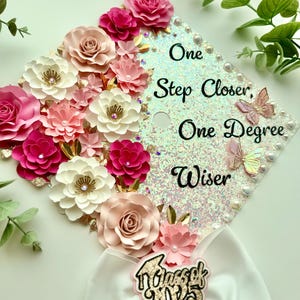 Grad Cap Topper With Paper Flowers 2025 - Etsy