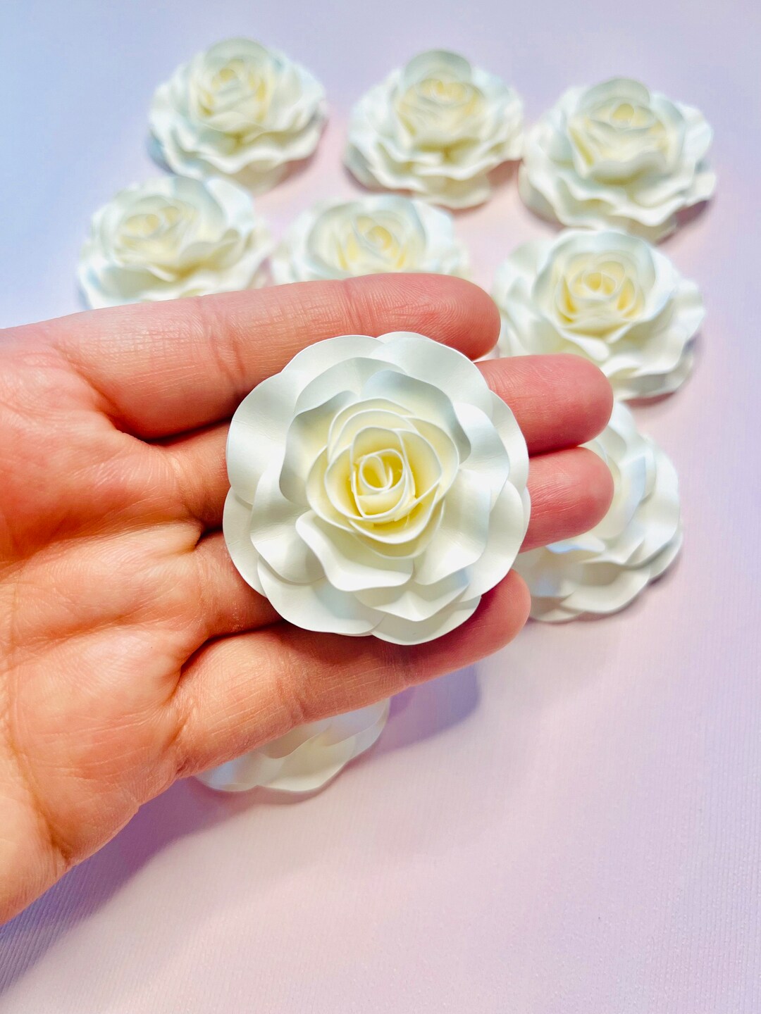 Small Paper Roses for Craft Decoration Projects - Etsy