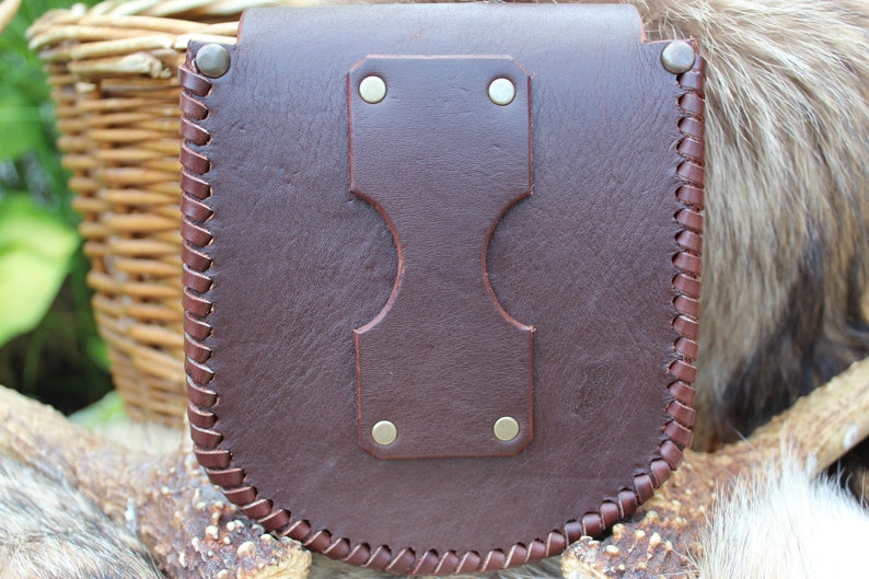 Handmade Leather Belt Pouch - Etsy